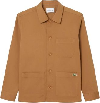 Lacoste Homme, Vestes, Brun, Taille: 2XS Surchemise en velours c&ocirc;tel&eacute;