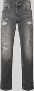 Replay Straight Fit Jeans im Used-Look Modell Grover