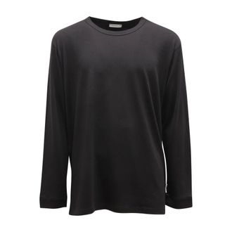 Paolo Pecora Homme, Tops, Noir, Taille: S Maglia Loose Fit