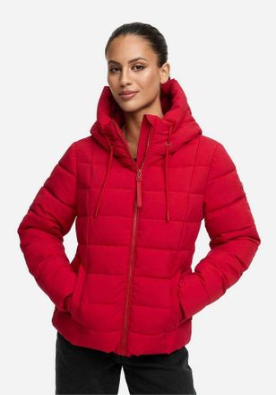 Marikoo Winterjacke Tayenaa mit schmaler Steppung und extra hohem Kragen