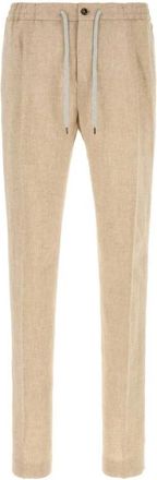 Pantaloni Torino Homme, Pantalons, Beige, Taille: 4XL Linen Pant