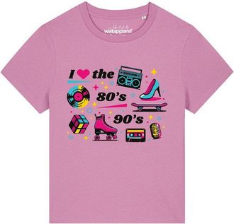 wat? Apparel T-Shirt 80s Love