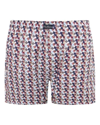 Tom Rusborg Gemusterte Boxershorts aus Baumwolle mit elastischem Bund in