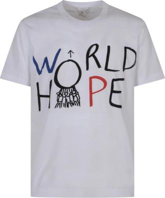 Comme Des Gar&ccedil;ons Homme, Tops, Blanc, Taille: L T-Shirt Knit