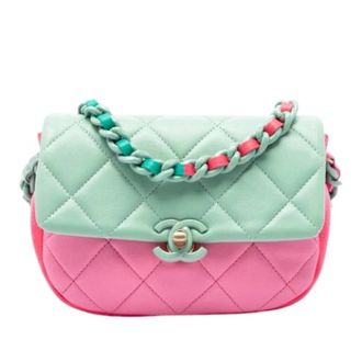 Chanel Sac bandouli&egrave;re Pre-owned Vintage &agrave; rabat - Femme - Pre-owned - Multicolore - Taille: ONE Size