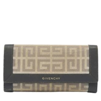 Givenchy Pre-owned Monogram Canvas Wallet - - Pre-owned - Damen - Beige - ONE SIZE