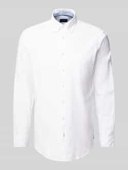 Christian Berg Regular Fit Freizeithemd aus reiner Baumwolle