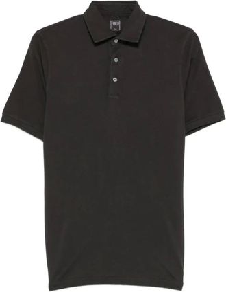 Fedeli Homme, Tops, Brun, Taille: L North Piquet Cotton Polo
