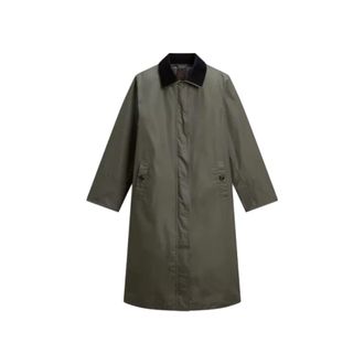 Woolrich Manteau droit - Femme - Manteaux - Vert - Taille: 40 FR