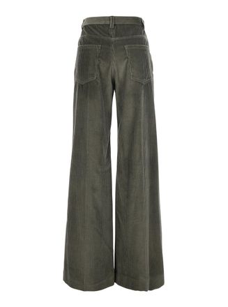 Brunello Cucinelli Wide-Leg Corduroy Trousers - Brown