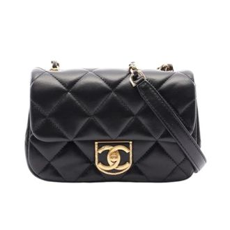Chanel Sac bandouli&egrave;re vintage doccasion - Femme - Pre-owned - Noir - Taille: ONE Size