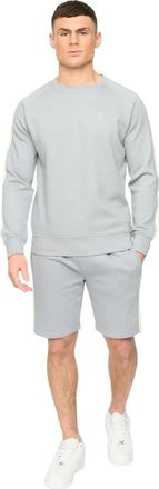 Crosshatch Cresswill Sweatshirt f&uuml;r Herren (Stahlblau)