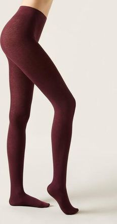 Calzedonia Blickdichte Strumpfhose Matt Mit Kaschmir Und Modal Rot
