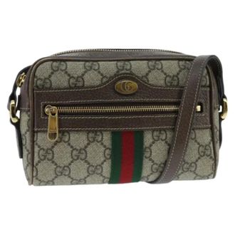 Gucci Pre-owned Toile sacs-gucci - Femme - Pre-owned - Beige - Taille: ONE Size