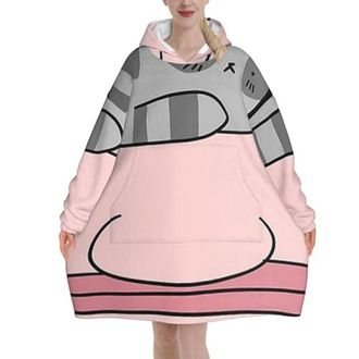 Generic Sweat &agrave; capuche mignon en brocoli pour femmes et hommes adultes surdimensionn&eacute;s pour une couverture douce et chaude