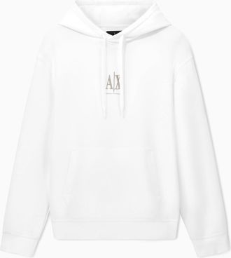 A|X Armani Exchange Herren Casual, Cremeweiß, Large