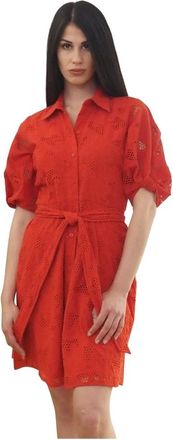 Polo Ralph Lauren Femme, Robes, Rouge, Taille: 34 FR Day Robes