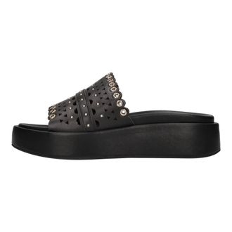Emanuelle Vee Ledermules - - Shoes - Damen - Schwarzk - 36 EU