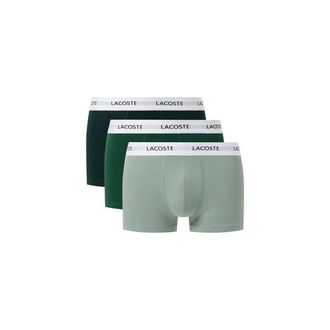 Lacoste Lot de trois boxers en coton m&eacute;lang&eacute;