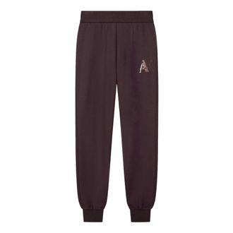 A|X Armani Exchange Regular Fit Hose aus Stretch-Viskose-Scuba - - Trousers - Damen - Braun - M