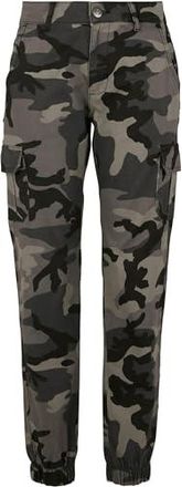 Urban Classics Femme Ladies High Waist Camo Cargo Pantalon, Multicolore (Dark Camo 00784), 32 EU