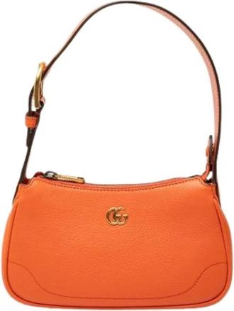 Gucci Pre-owned Aphrodite Schultertasche - - Pre-owned - Damen - Orange - ONE SIZE