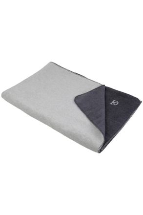 Dieter Knoll Collection Wohndecke Frame, Anthrazit, Silber, Textil, Abstraktes, 150x200 cm, Double face, atmungsaktiv, Wohntextilien, Decken, Kuscheldecken