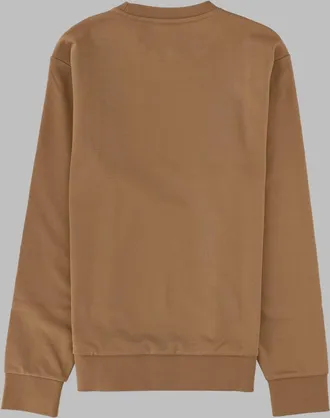 HUGO BOSS Logo-Embroidered Cotton Sweatshirt - Brown
