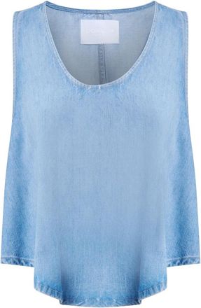 Dondup Femme, Tops, Bleu, Taille: 40 FR Top en denim
