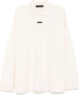 Fear of God Poloshirt aus Pikee - Nude
