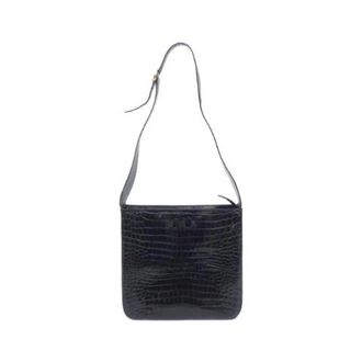 Ferragamo Pre-owned Leder Schultertasche - - Pre-owned - Damen - Schwarzk - ONE SIZE