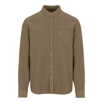 Bomboogie Homme, Chemises, Beige, Taille: M Chemise en velours c&ocirc;tel&eacute;