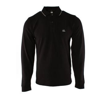 C.P. Company Stretch Piqu&eacute; Polo - - Tops - Herren - Schwarzk - S