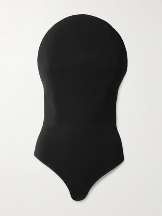 Alaia Body Bustier En Jersey - Noir