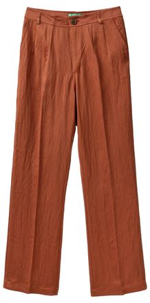 Benetton Damen Pantalone 47ozdf06f Hose, braun, 38