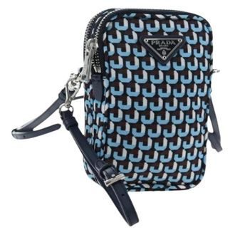 Prada Pre-owned Vintage Nylon Shoulder Bag - - Pre-owned - Damen - Blau - ONE SIZE