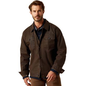 Ariat Mens Drayham Jacket Long Sleeve in Brown, Size 2X-Large, by Ariat