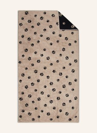 Caw&Ouml; Duschtuch schwarz