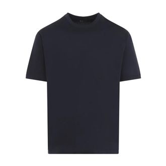 Kiton Milano T-Shirt - - Tops - Herren - Blau - XL
