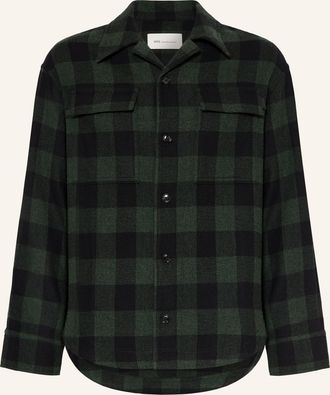 Ami Overshirt Aus Flanell gruen