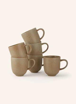 Blomus Blomus 6er-Set Henkelbecher Kumi braun