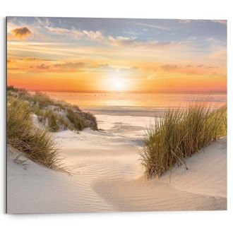 Reinders Wandbild, Ameland, Wohnzimmer, Bilder, Wanddeko, Room Decor, MDF, Orange, 40 x 50
