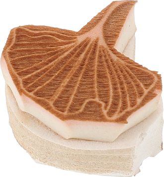 Soimiss Schaumstoffstempel Ginkgoblatt Muster DIY Stempel für Basteln Handbemalt Prägemotiv für Herbstdeko Scrapbooking Kartengestaltung Kreative Tonverzierun