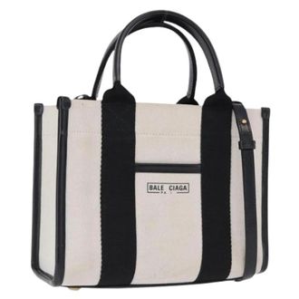 Balenciaga Pre-owned Canvas Hand Bag - - Pre-owned - Damen - Wei&szlig; - ONE SIZE