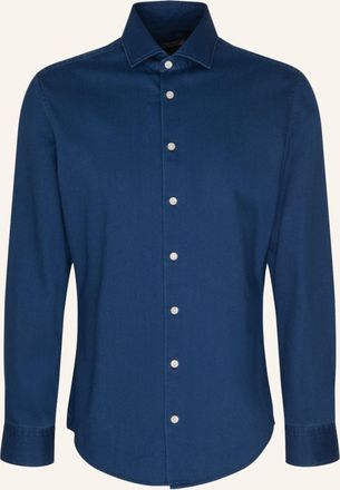 Seidensticker Seidensticker Denimhemd, Casual Hemd Slim Fit blau