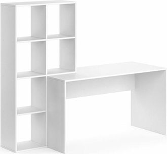 Vicco Schreibtisch Mara, Weiß, 166.8 x 59 cm