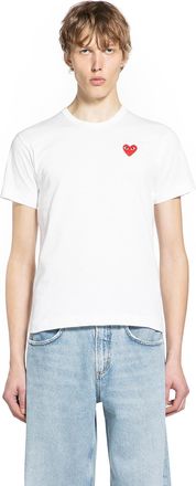 Comme Des Gar&ccedil;ons Heart Cotton T-Shirt