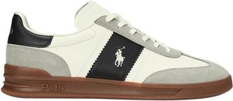 Ralph Lauren Homme, Chaussures, Blanc, Taille: 40 EU Heritage Aera Baskets
