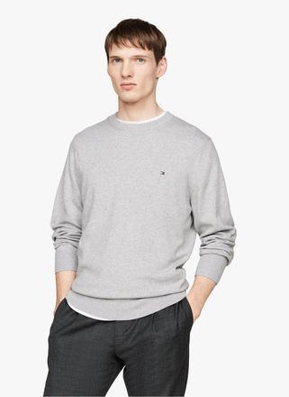 Tommy Hilfiger Pull col rond en coton et cachemire