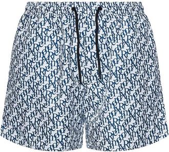 John Richmond Homme, Maillots de bain, Blanc, Taille: S Monogram Swim Shorts
